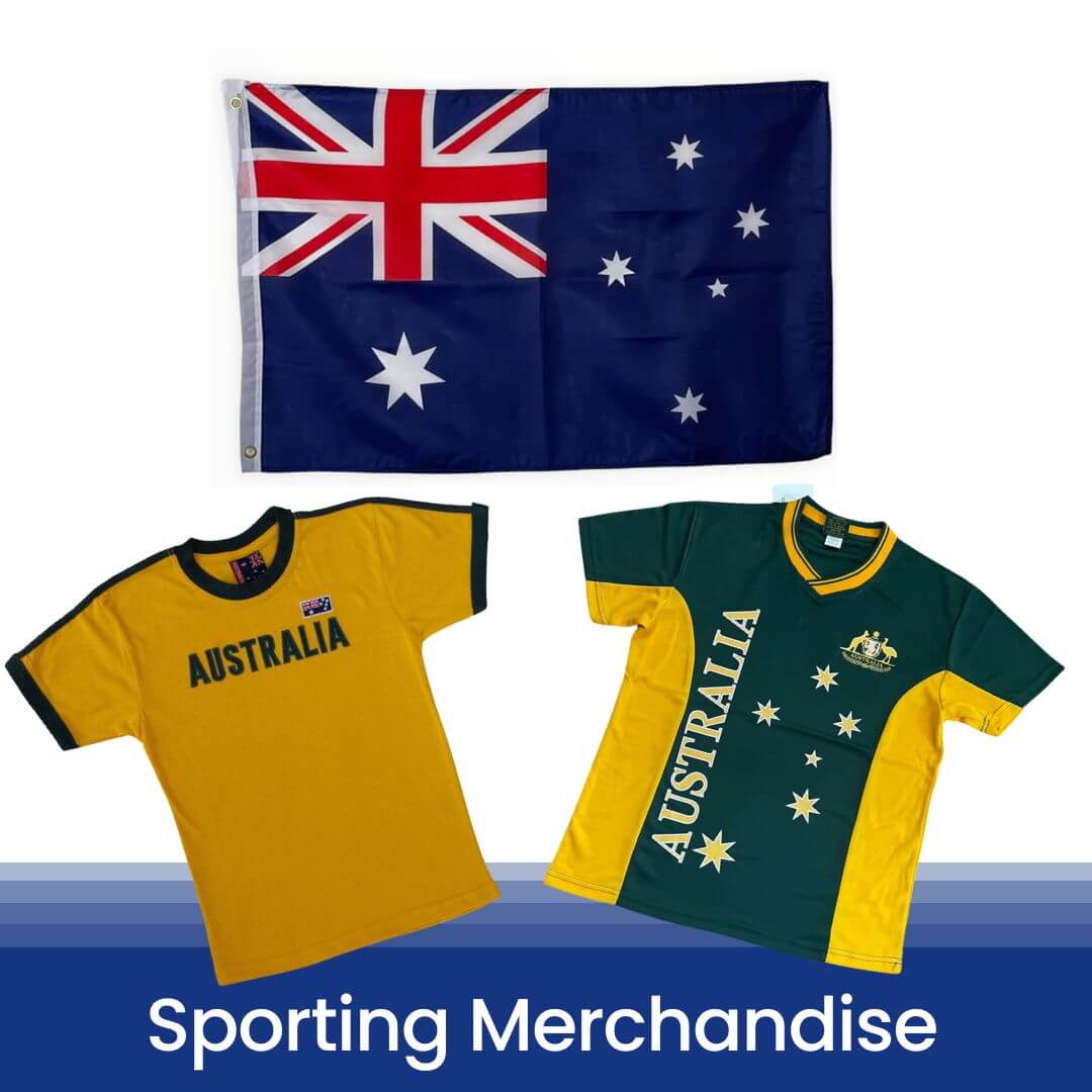 Aussie Sporting Merchandise - Show your Support! | Allanson Souvenirs