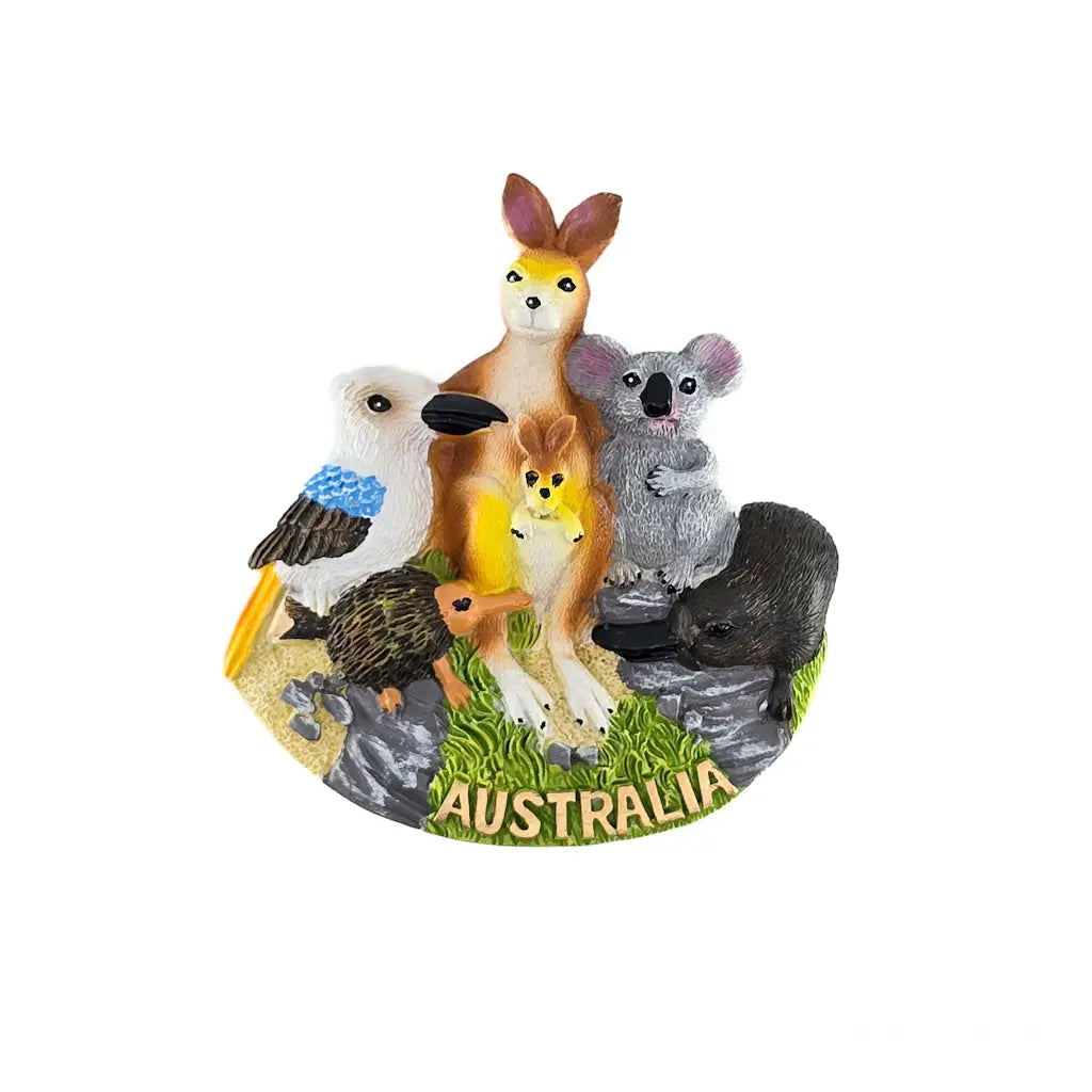 Aussie Animal Bunch Magnet | Shop Online | Allanson Souvenirs