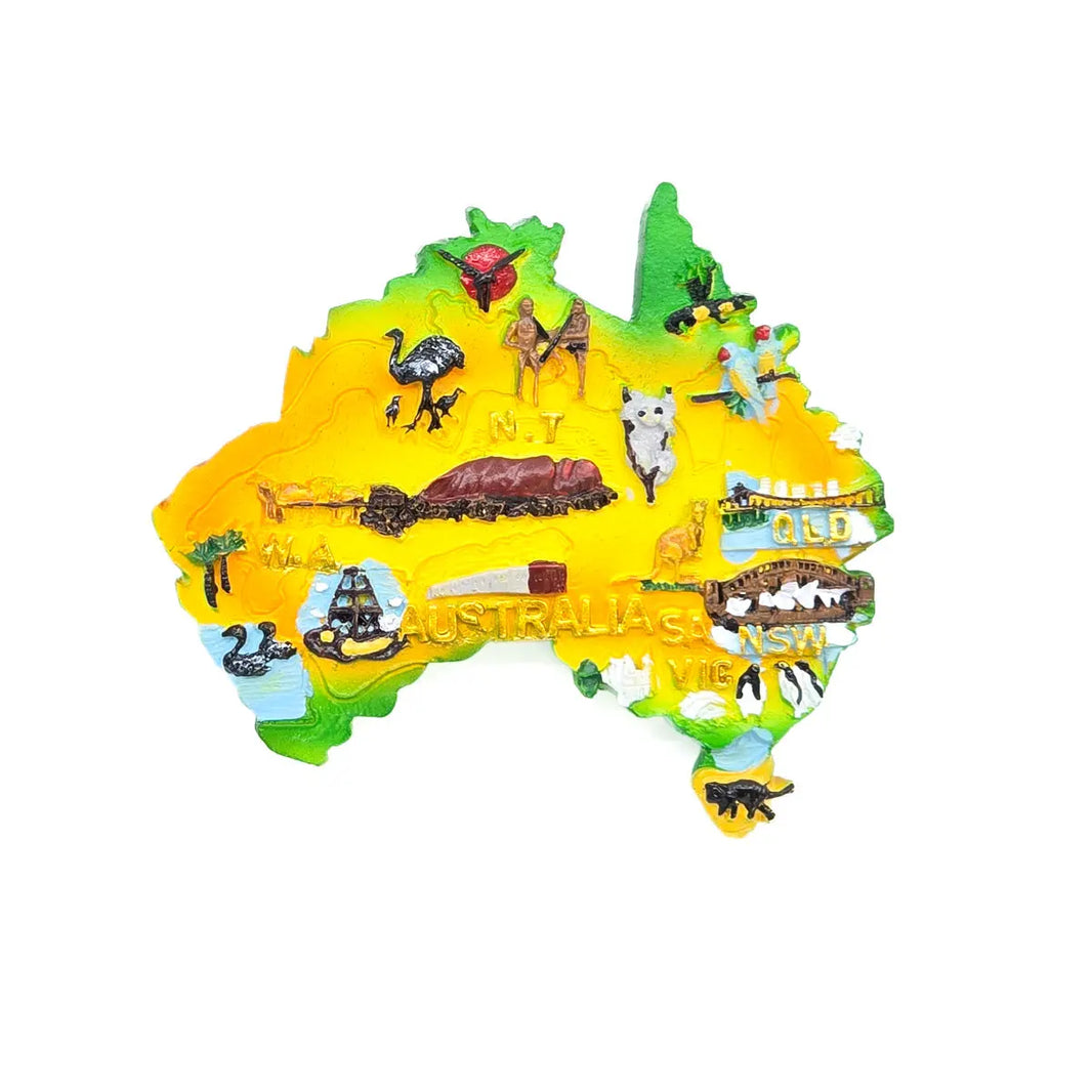 Poly-Resin Magnets - Souvenir Magnets - Allanson Souvenirs