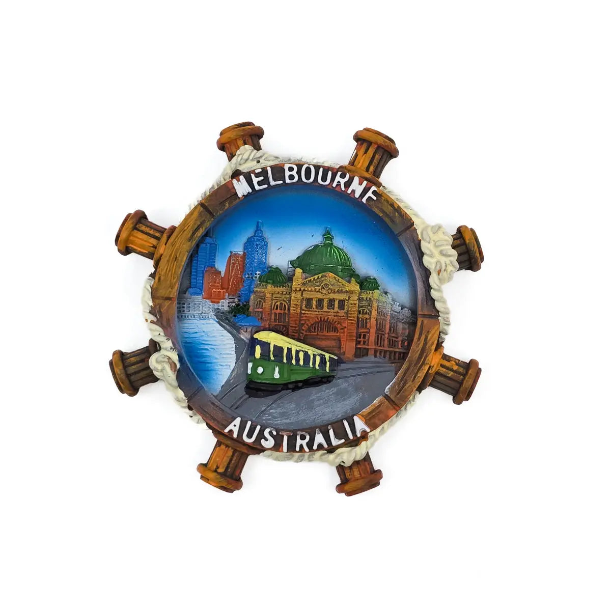 Melbourne Helm Magnet | Australian Gifts | Allanson Souvenirs