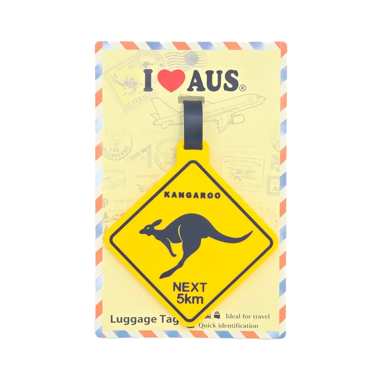 Road Sign Luggage Tag | Australian Gifts | Allanson Souvenirs